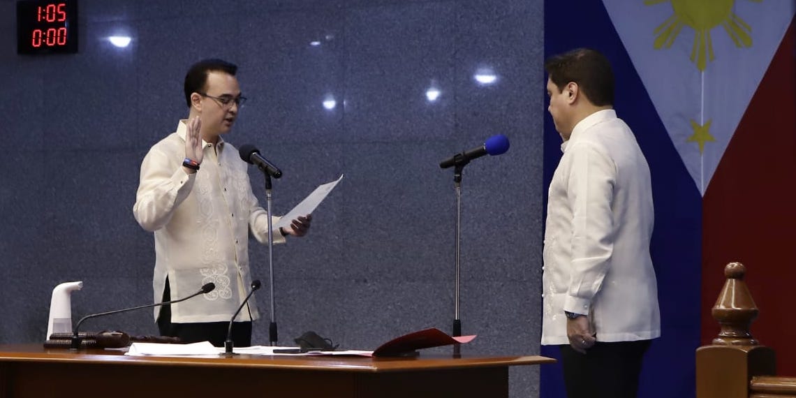 Cayetano takes oath as CA minority leader - alanpetercayetano.com