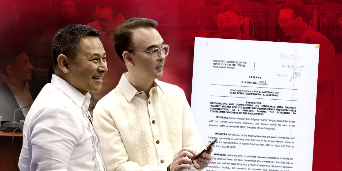 Senators Alan and Pia honor Angara for distinguished legislative ...